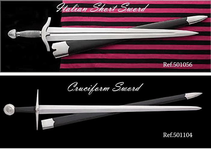 ESPADAS ITALIAN Y CRUCIFORM - swords - Windlass - Wholesale Knives
